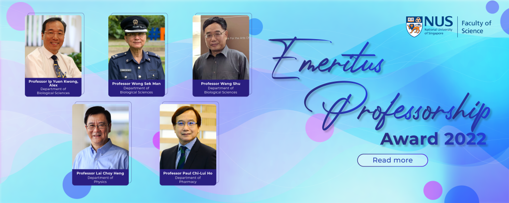 Emeritus Professorships 2022 - NUS Faculty of Science | NUS Faculty of ...