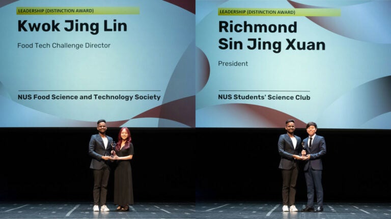 Celebrating our student leaders - NUS Faculty of Science | NUS Faculty of Science
