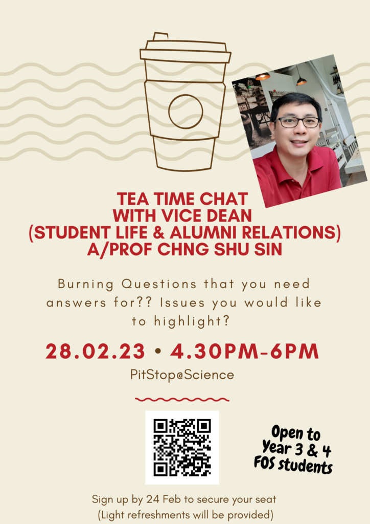 Tea Time Chat with Vice Dean (Student Life & Alumni Relations) - NUS ...