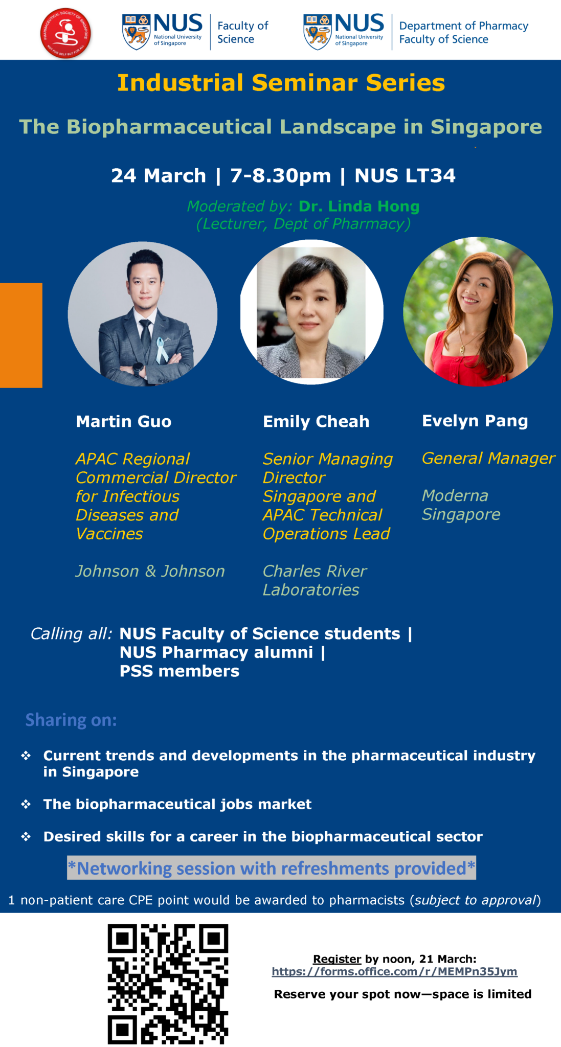 Industrial Seminar Series - The Biopharmaceutical Landscape in ...