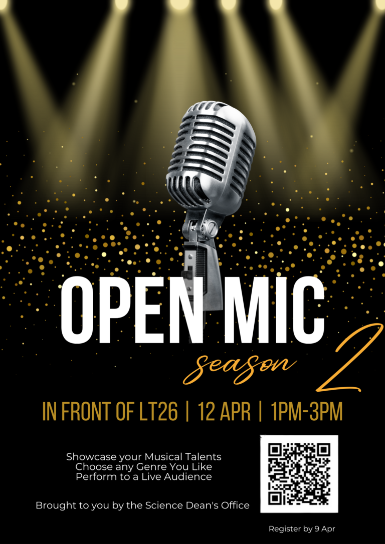Open Mic Season II - NUS Faculty of Science
