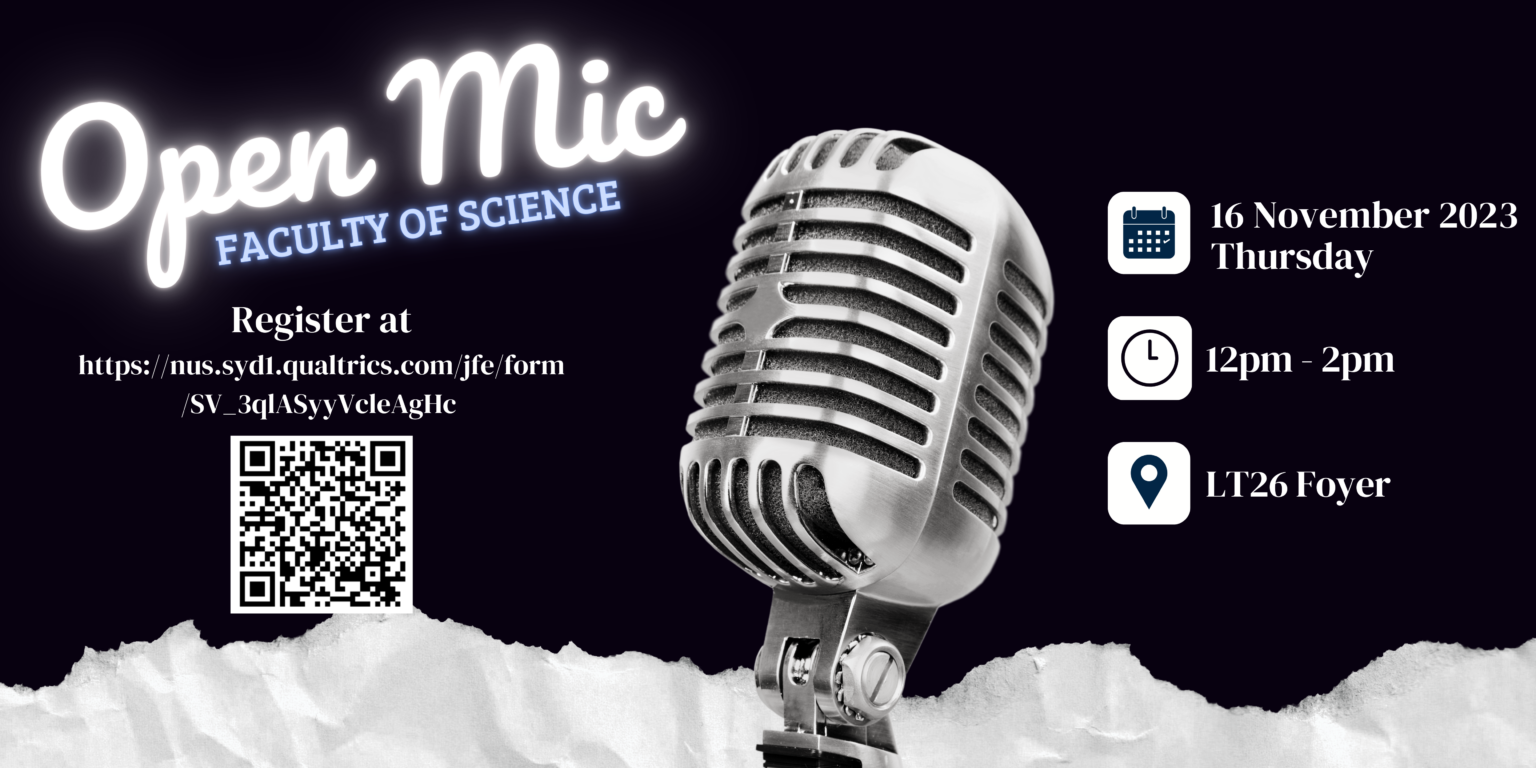 Open Mic - NUS Faculty of Science
