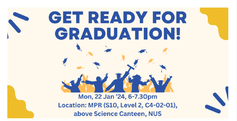 Get Ready for Graduation! Seminar - NUS Faculty of Science