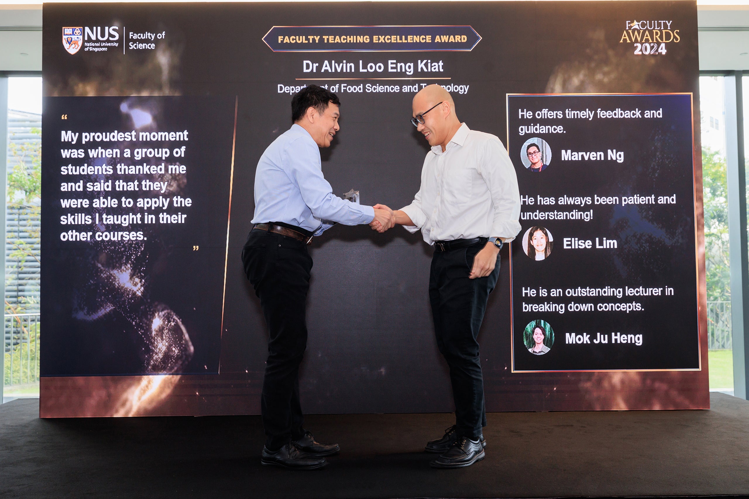 Faculty Awards 2024 - NUS Faculty of Science | NUS Faculty of Science